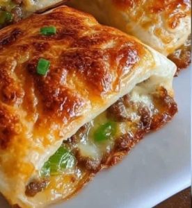 Cheesy Beef Puff Pastry Pockets – Awsome Foods